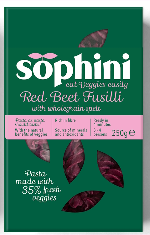 Groente pasta rode bietl fusilli - Natuurvoordeel